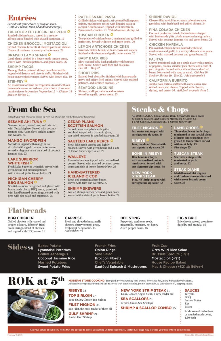 Menu – 5th Tavern Clarkston – 5th Tavern